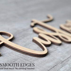 Wooden Name Signs Wooden Letters Personalized Name Wood Signs Laser Cut ...