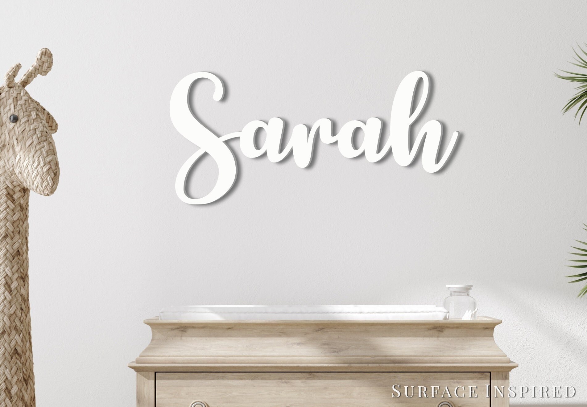 Wall Décor Wooden Name Signs Wooden letters Personalized Wood Design ...