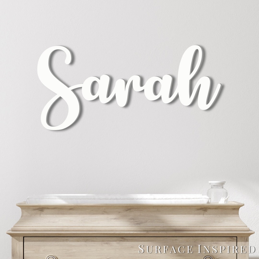 Wooden Name Signs Wooden Letters Personalized Wood Design Laser Cut Out ...