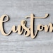 Wooden Name Signs Wooden Letters Personalized Wood Design Laser Cut Out ...