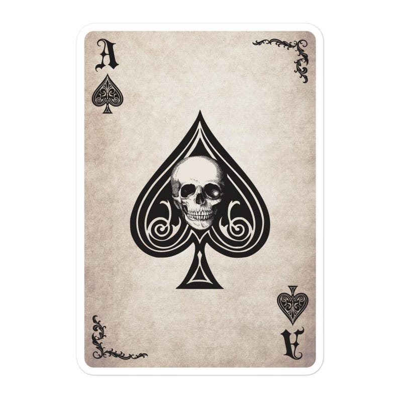 Aces of Spades Stickers - Etsy