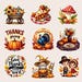 Thanksgiving Sticker Bundle | 200 Fall PNG Stickers for Digital ...