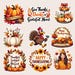 Thanksgiving Sticker Bundle | 200 Fall PNG Stickers for Digital ...