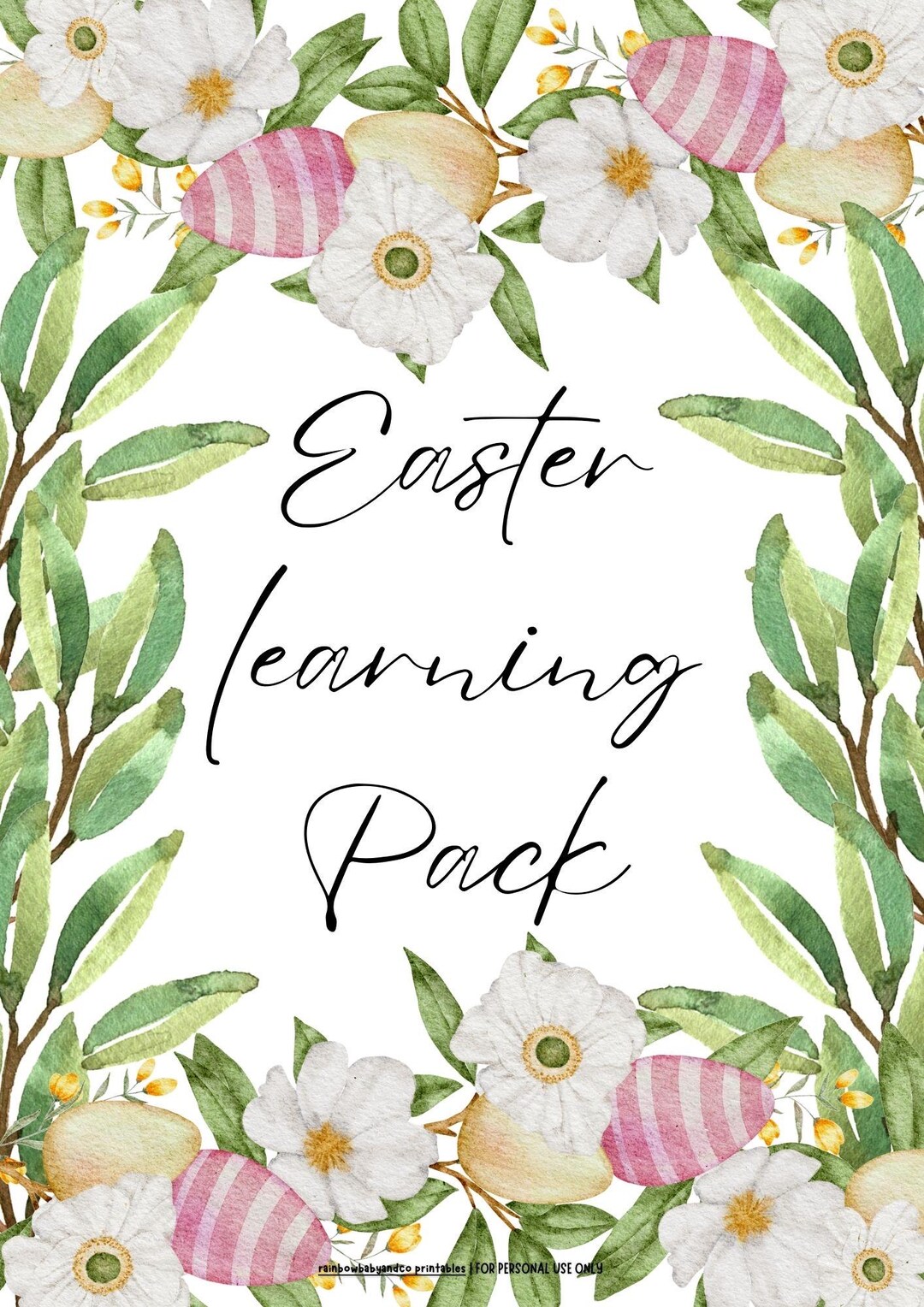 Easter Learning Pack - Etsy