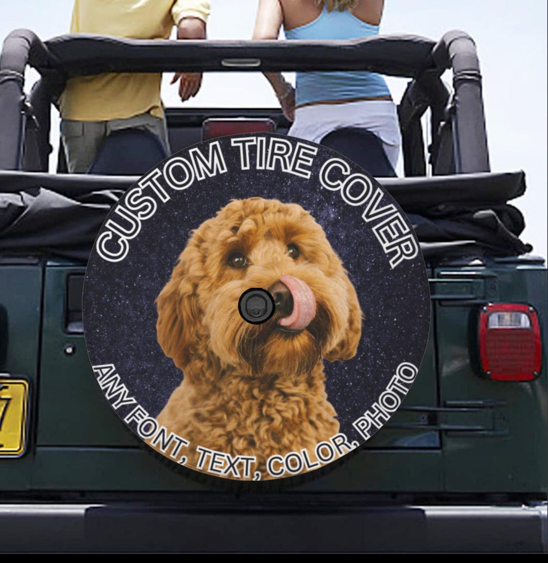 Personalized Tire Cover Waterproof Dust Proof Custom Spare Tire Cover ...