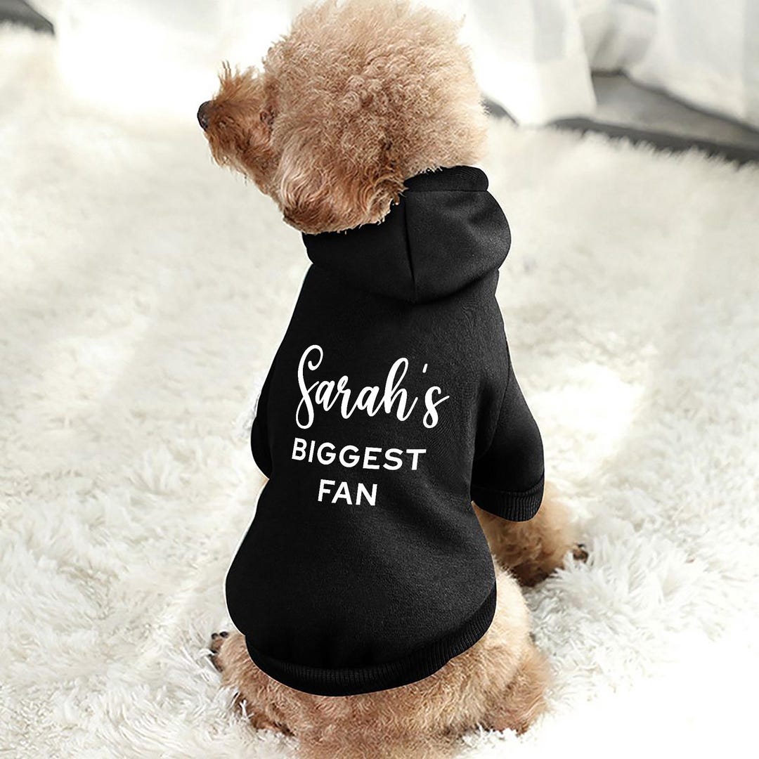 Custom Dog Sweater With Name Personalized Dog Hoodie Custom Dog Shirt ...