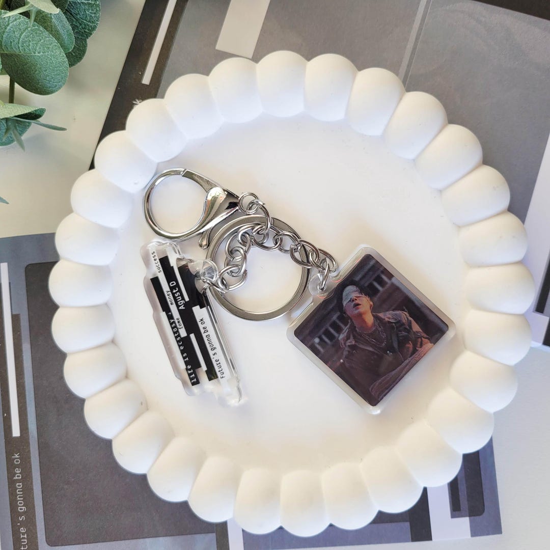 BTS Suga Agust D Keychain - Etsy