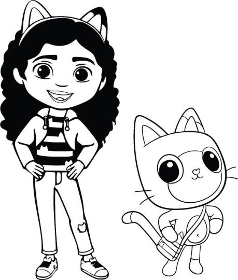 Gabby and Pandy SVG | Gabby SVG | Gabby Cut File | Pandy SVG | Pandy ...