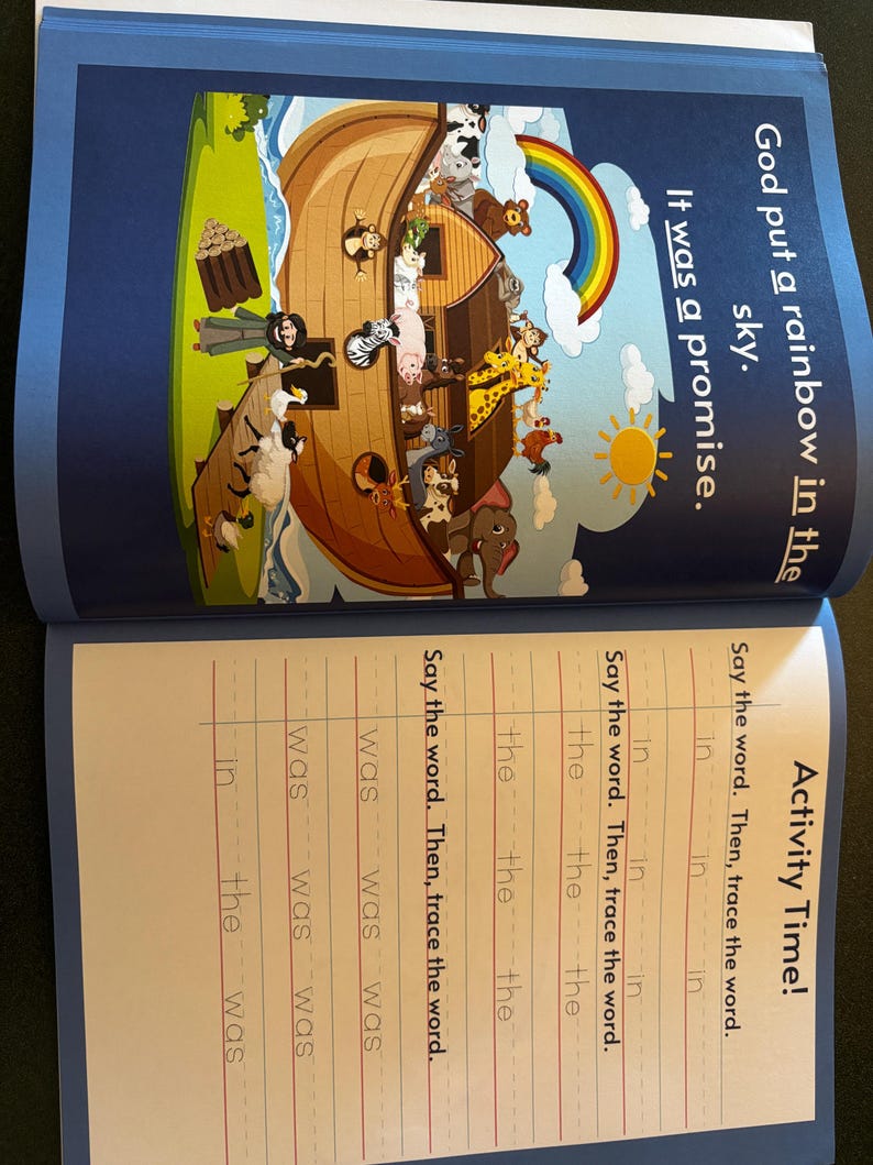 My Bible Stories Sight Word Story Book - Etsy