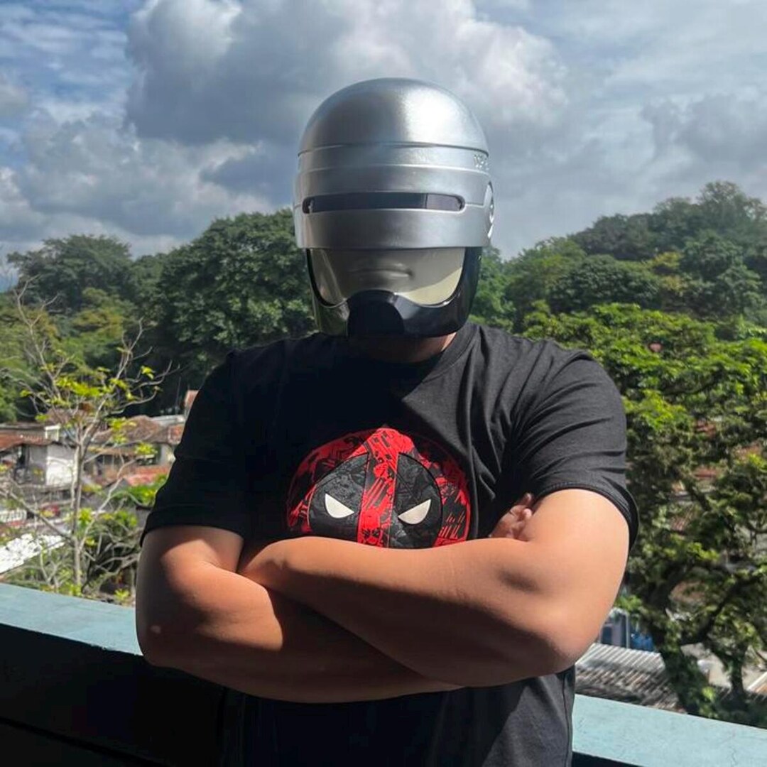Handmade Custom Full Face 3D Print Magnetic Crime Fighting Mask Cosplay ...