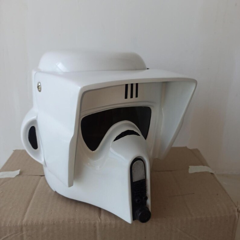Full Face Scout Trooper Helmet Custom Soldier Cosplay White Mask ...