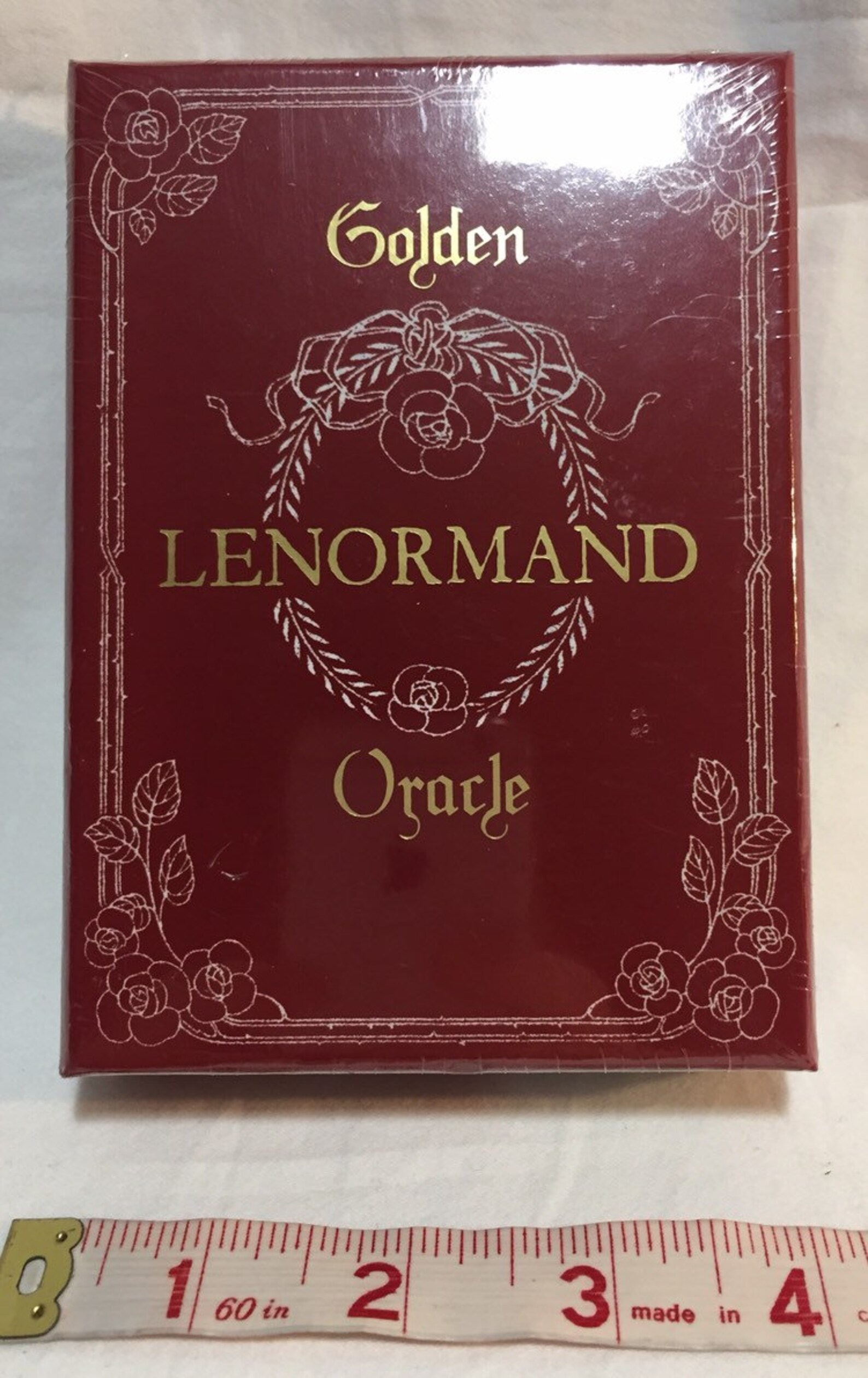 Golden Lenormand Oracle 36 Card Deck and Book - Etsy