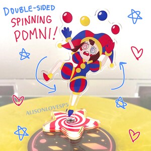Pomni Spinning Standee / the Amazing Digital Circus Jax Ragatha Kinger ...