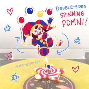 Pomni Spinning Standee / the Amazing Digital Circus Jax Ragatha Kinger ...