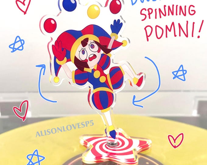 Pomni Spinning Standee / the Amazing Digital Circus Jax Ragatha Kinger ...