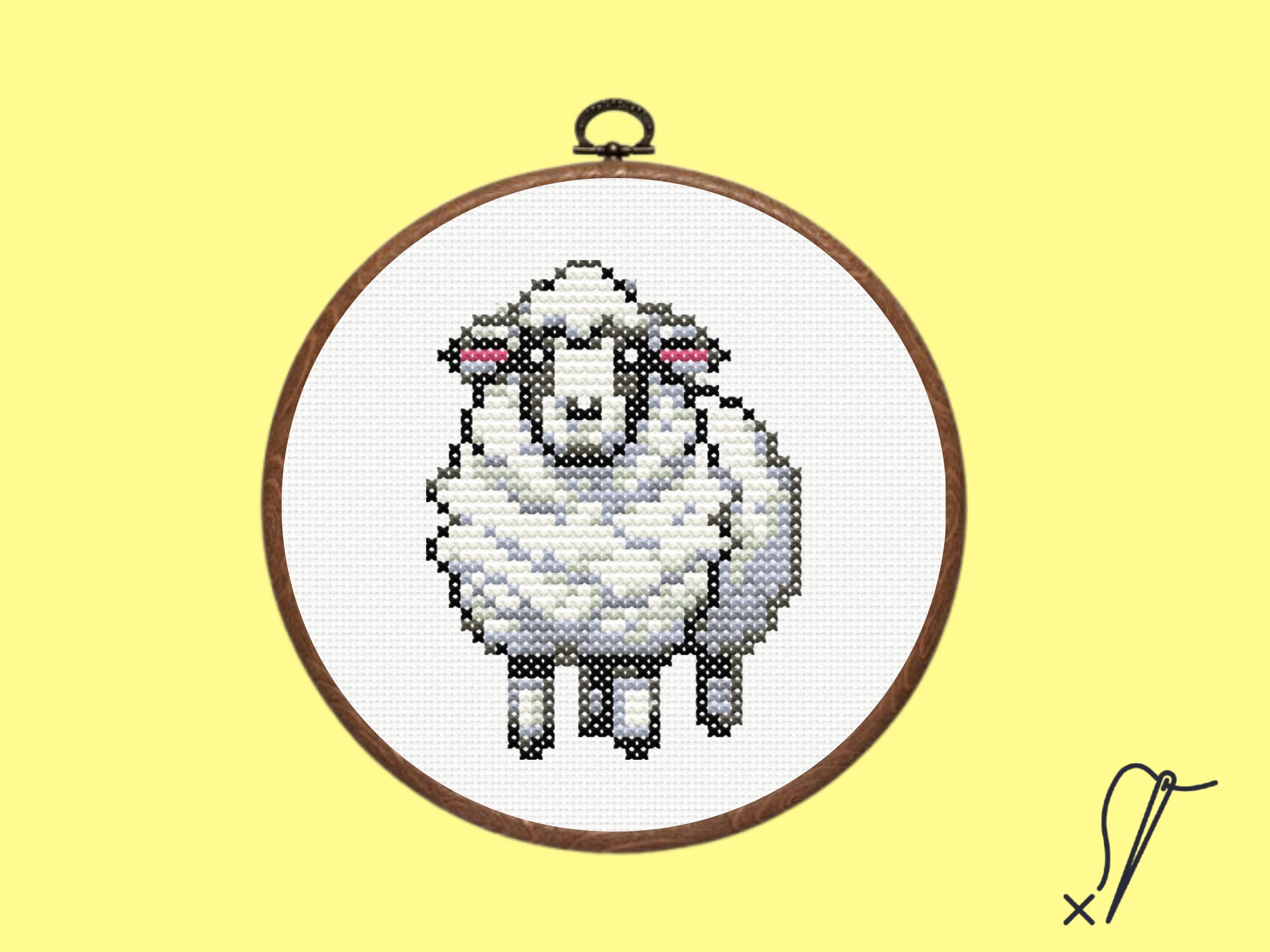 Sheep Cross Stitch Pattern | Instant Dowload - Etsy
