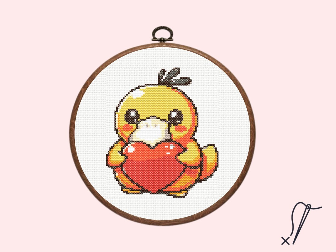 PSY Duck Cross Stitch Pattern | Pokemon Cross Stitch Pattern, Instant ...