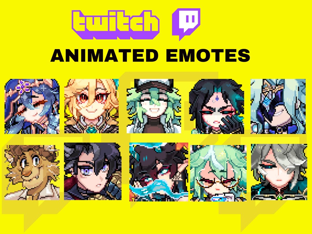 Animated Twitch Emote Pack | Kick Emote | ANİME Emote | Manga Emote ...