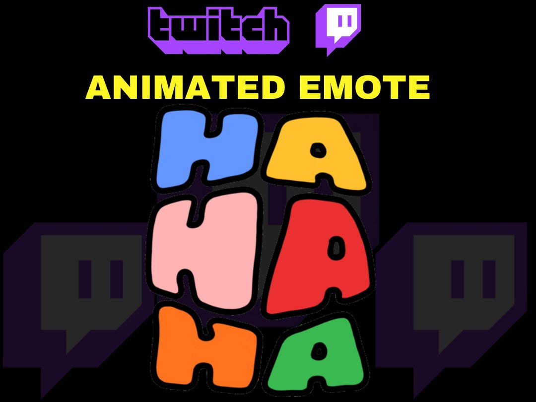 Animated Twitch Emote | Kick Emote | Smile Emote | Text Emote ...