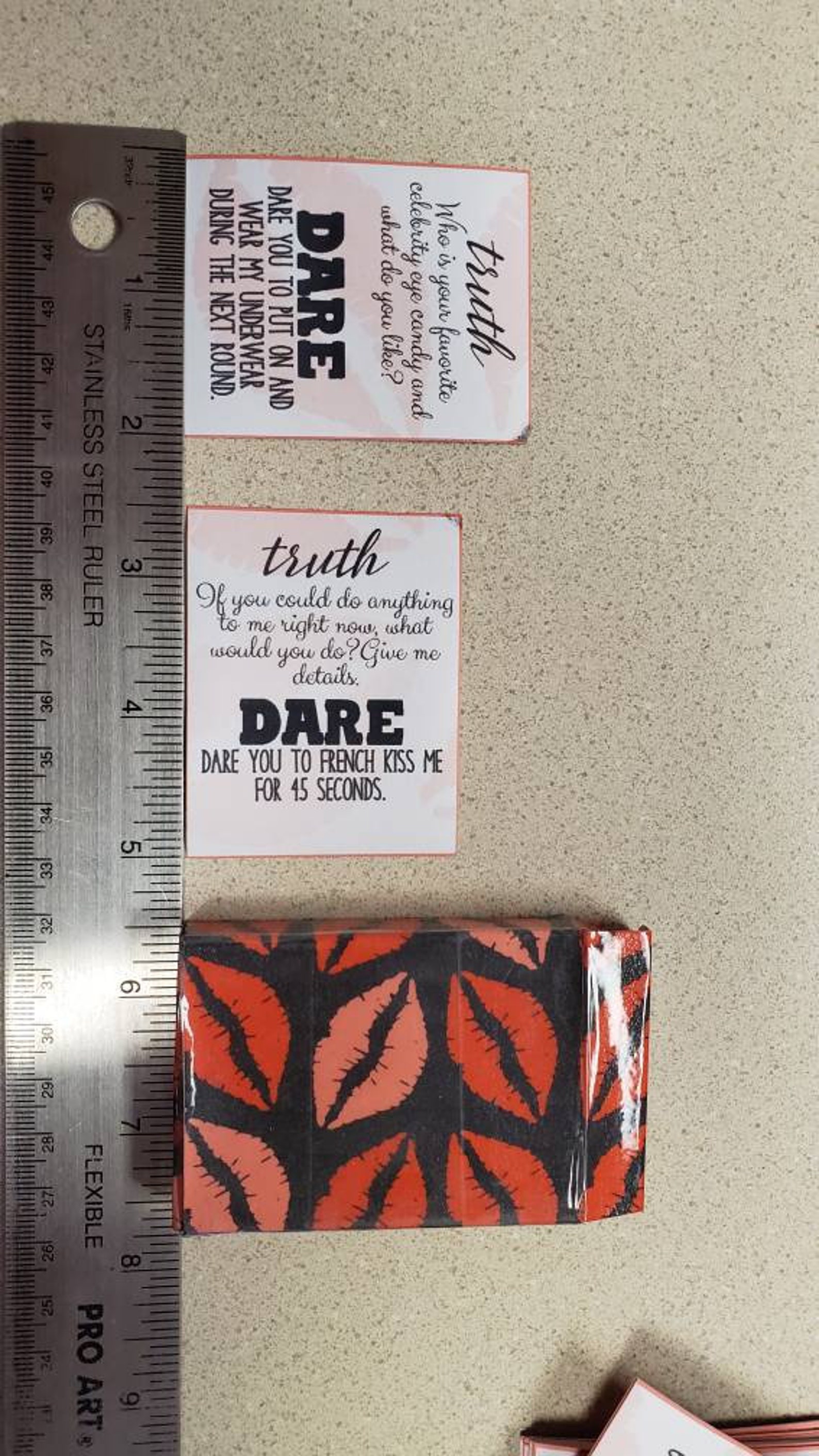 Truth or Dare Couple's Naughty Game | Perfect for Date Night Box ...