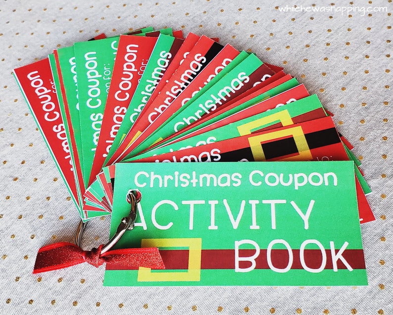 Kid's Christmas Coupons Stocking Stuffer - Give the Gift of Time With ...