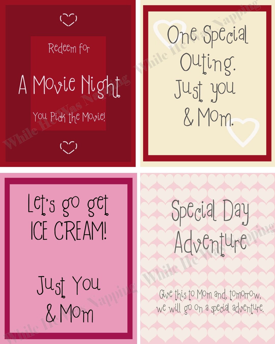 Kid's Valentine Printable Love Coupons | Printable Valentine's for Kids ...