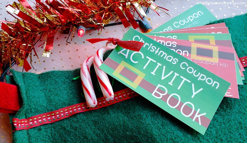 Kid's Christmas Coupons Stocking Stuffer - Give the Gift of Time With ...