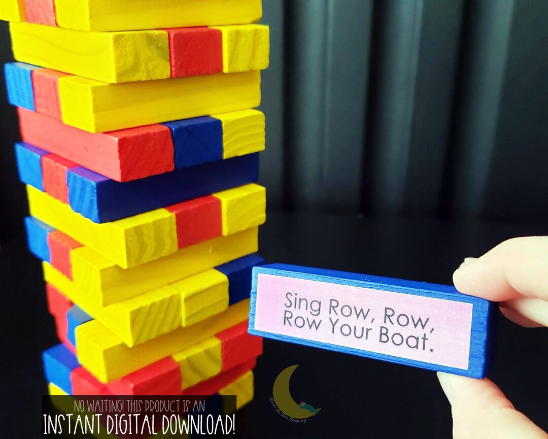 DIY Tumbling Tower Party Game | Active Game for Kids | Learning Game ...