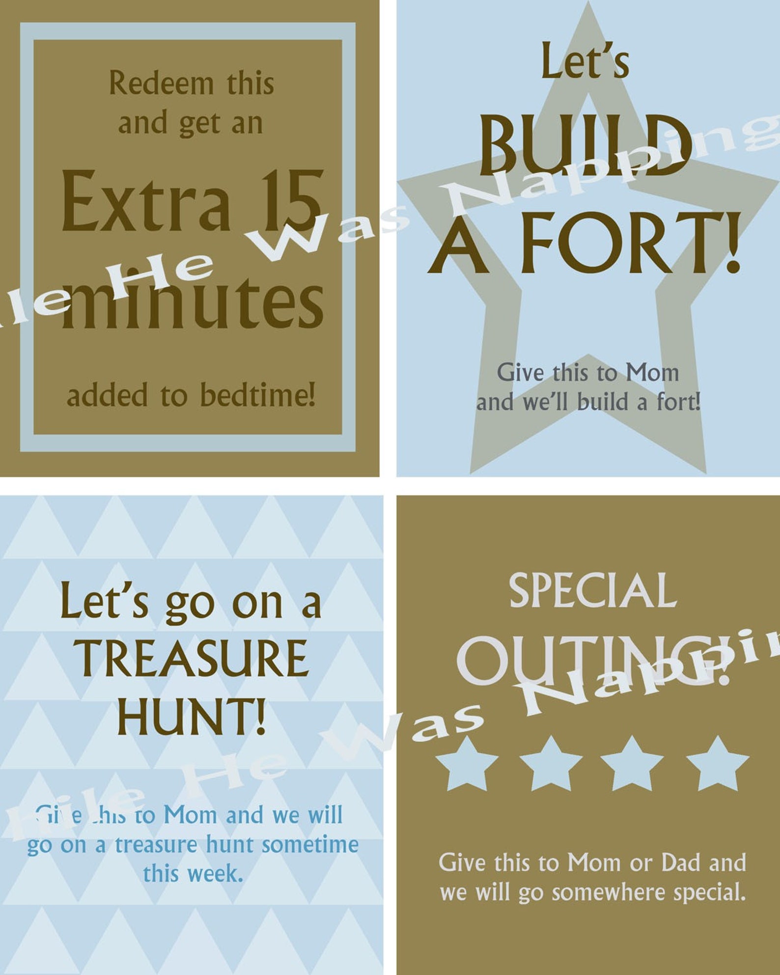 Blue Themed Activity Coupons for Kids | Kids Activities | Kids Activity ...