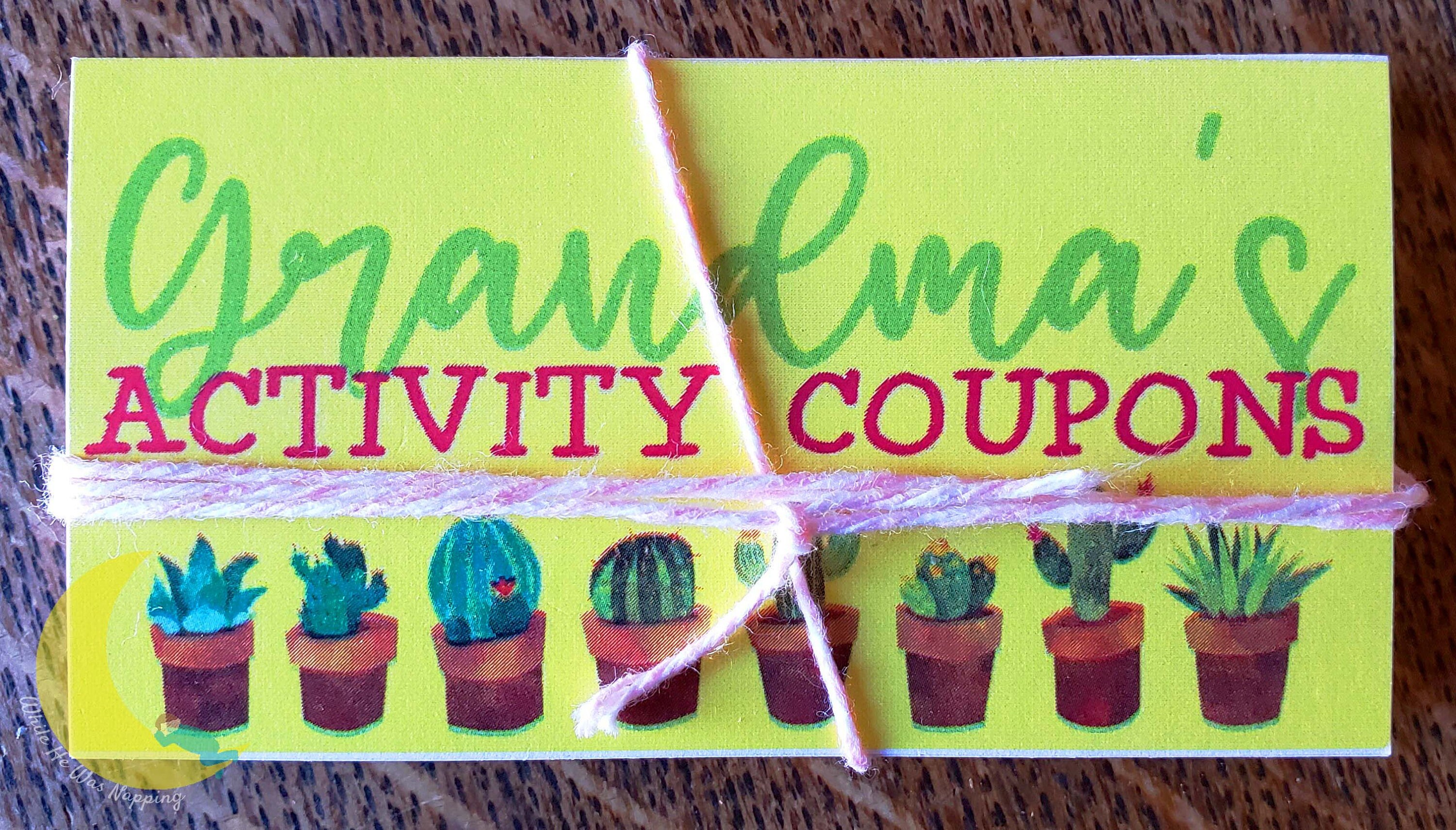 Editable Coupon Book for Grandma - Great Grandma Gift, Mom Gift ...