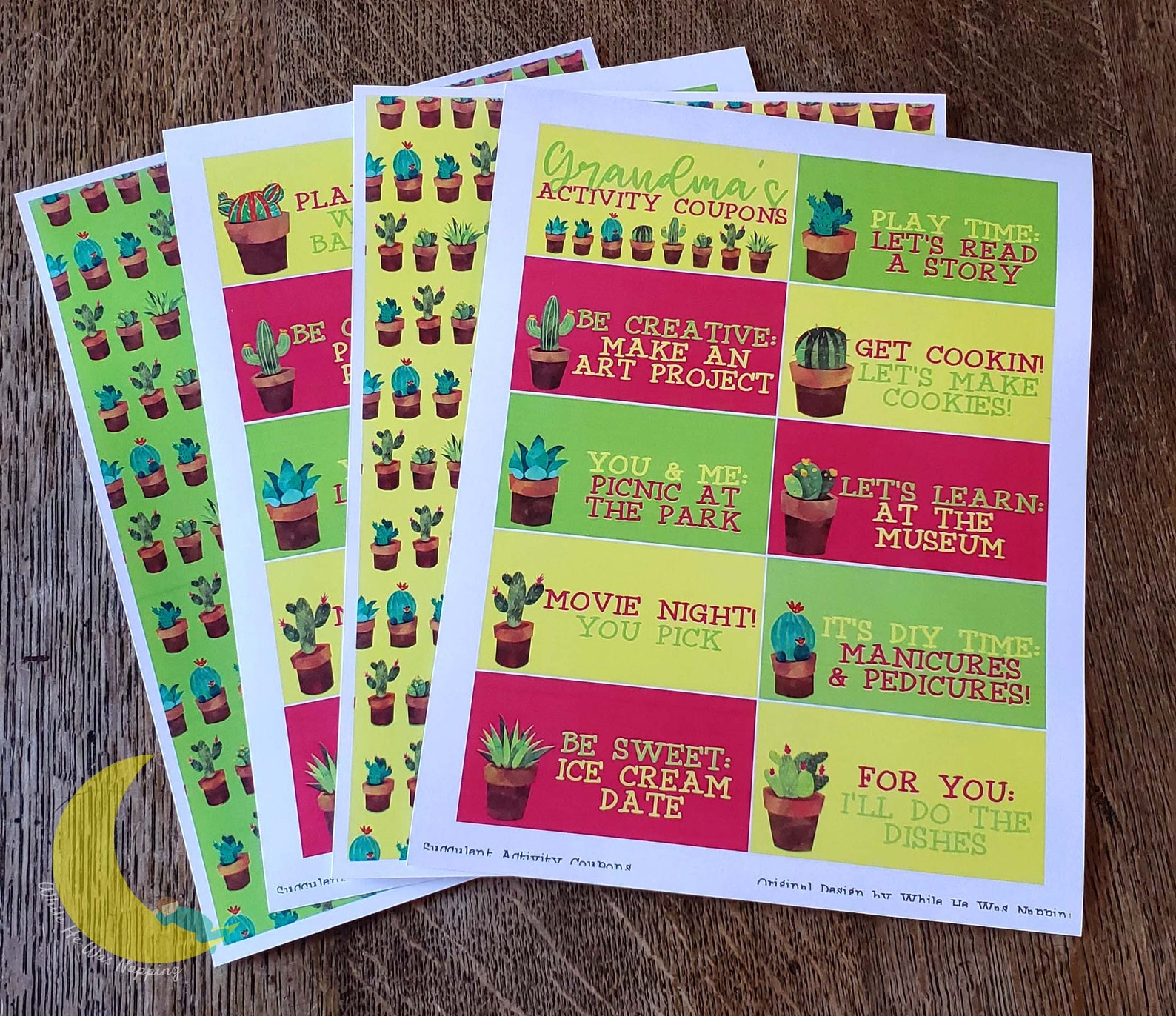 Editable Coupon Book for Grandma - Great Grandma Gift, Mom Gift ...