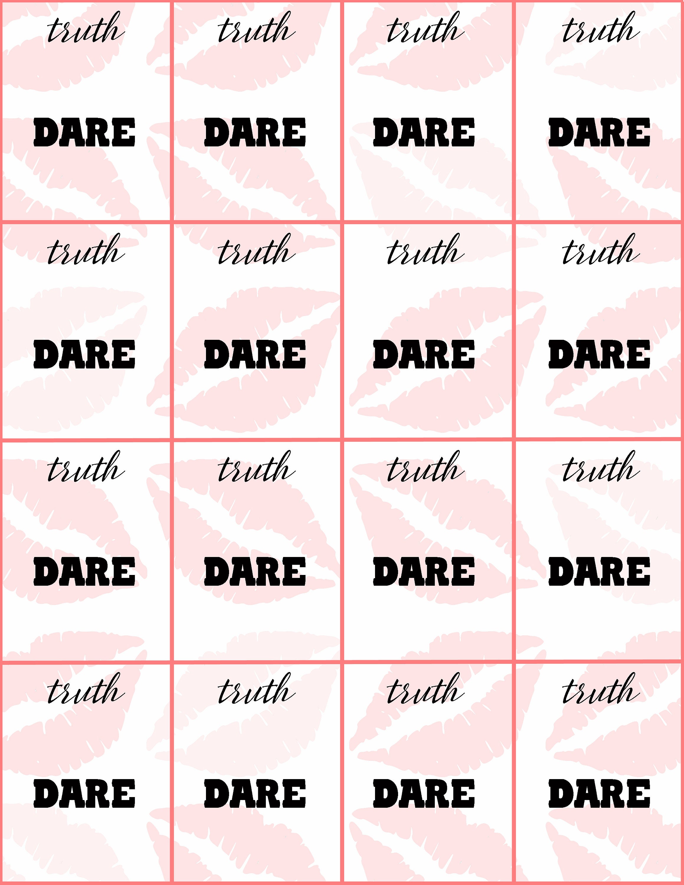 Truth Or Dare Couples Naughty Game Perfect For Date Etsy Australia