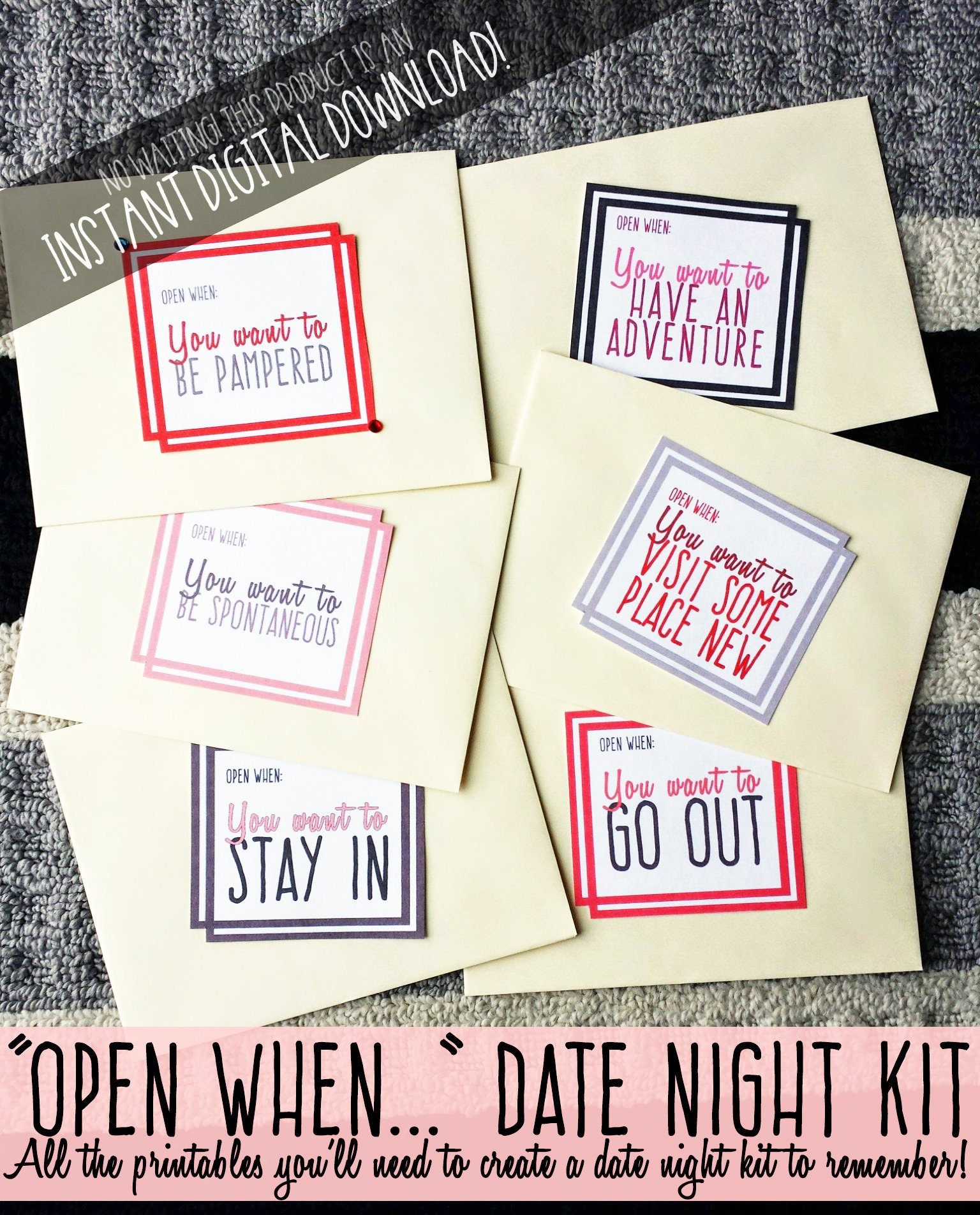 Open When Date Night Box - Valentine's Gift or Anniversary Gift | Make ...