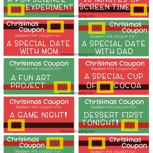 Kid's Christmas Coupons Stocking Stuffer - Give the Gift of Time With ...
