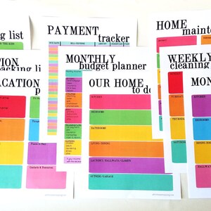 The Organized Family Binder Kit | Printable Household Organizer, Home ...