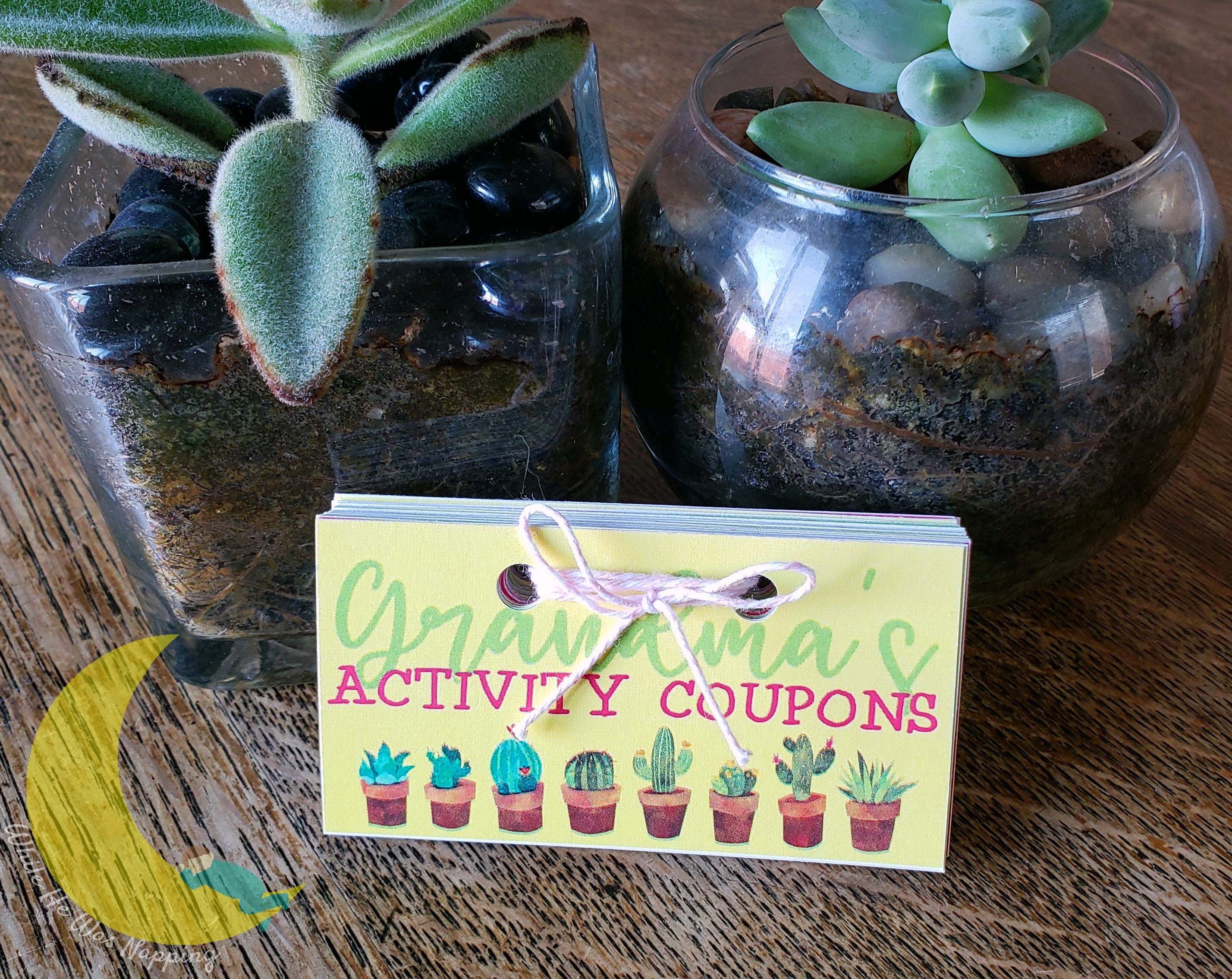 Editable Coupon Book for Grandma - Great Grandma Gift, Mom Gift ...