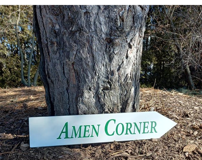 Amen Corner Wayfinding Sign - Etsy