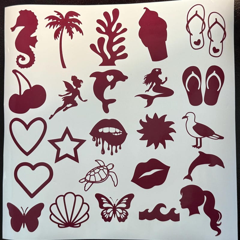 Tanning Stickers - Etsy