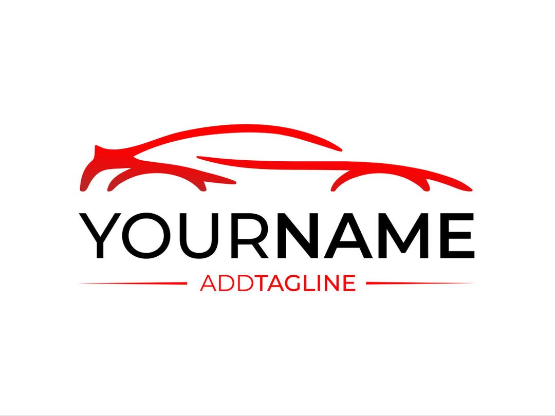 Editable Car Logo Design | DIY Auto Business Logo | Customizable Canva ...