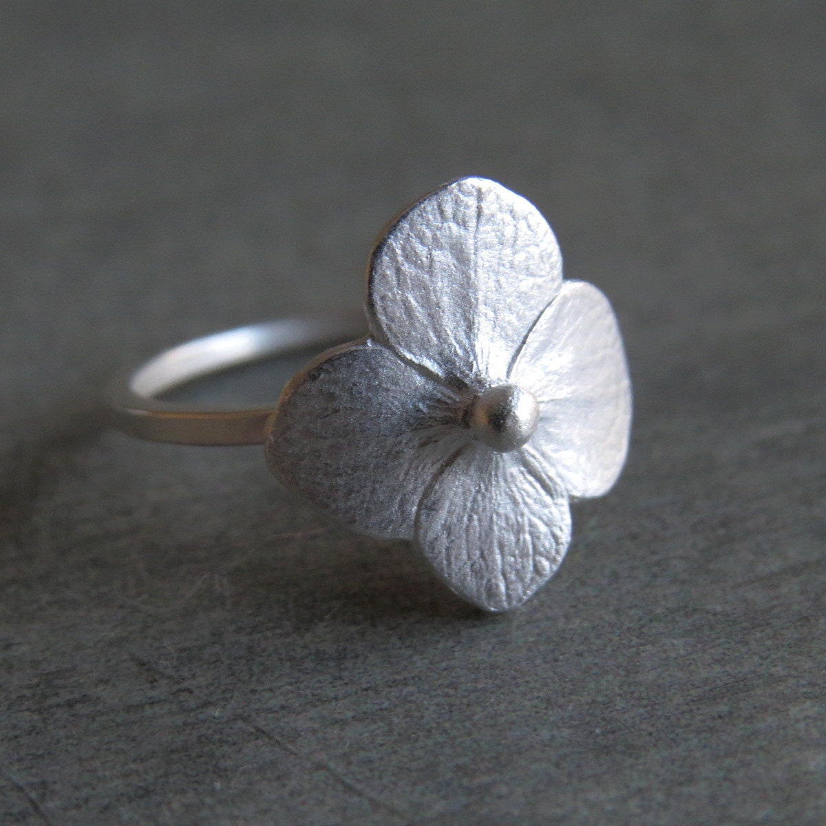 Hydrangea Ring Nature Inspired Ring Real Flower Ring Plant | Etsy