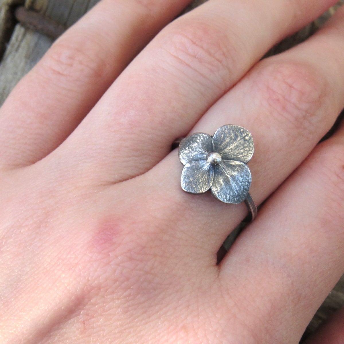 Hydrangea Ring Nature Inspired Ring Real Flower Ring Plant | Etsy