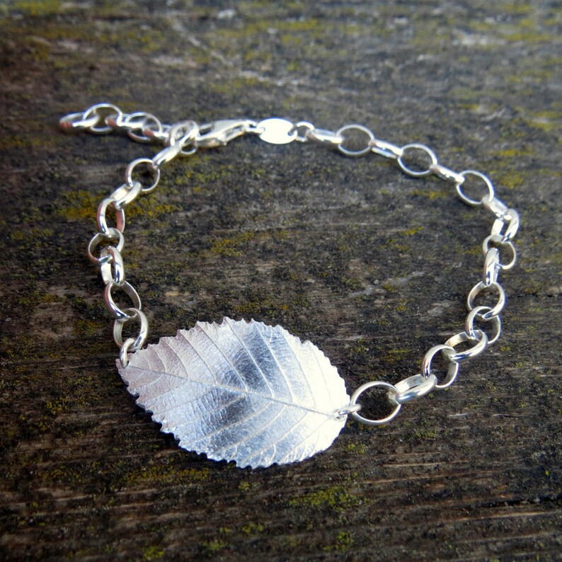 Real Leaf Bracelet Handmade Leaf Charm Yoga Bracelet | Etsy