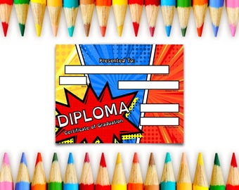 Editable Student Award Certificate Type 1 – Digital Download Template ...