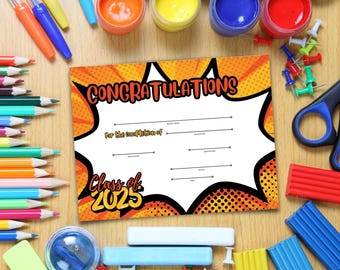 Editable Student Award Certificate Type 1 – Digital Download Template ...