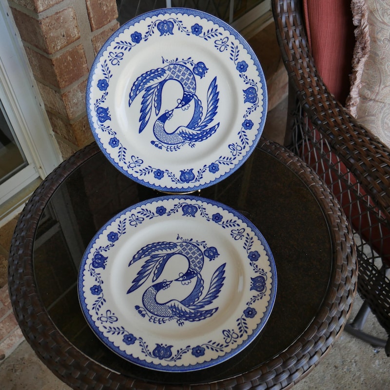 Bluebird Plate - Etsy