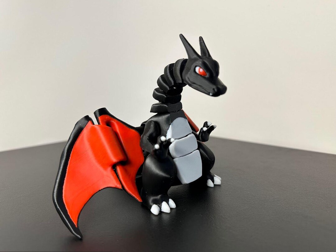 Shiny Charizard - Flexi Articulated Pokémon - Etsy