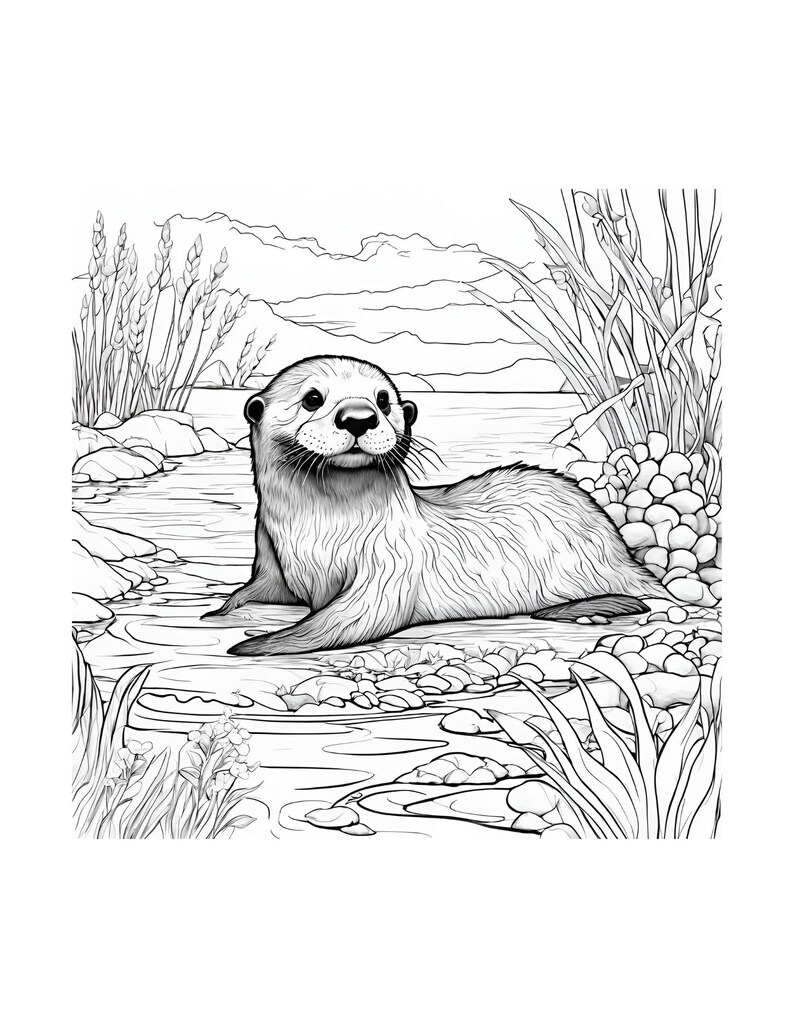 Ocean Adventures: A Sea Creature Coloring Book - Etsy