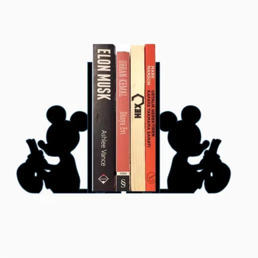 Mickey Mouse Bookend - Etsy