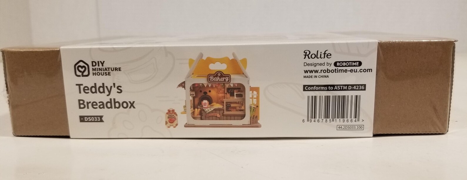 Rolife - Teddy's Breadbox Room Box DIY 3D Miniature Craft Kit 1/24 (DS033) - Etsy