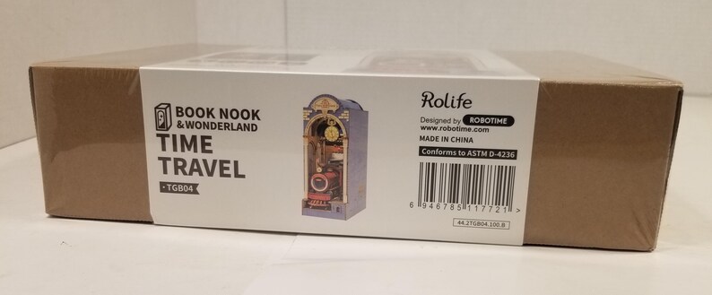 Rolife - Time Travel Book Nook DIY 3D Miniature Craft Kit 1/24 (TGB04 ...
